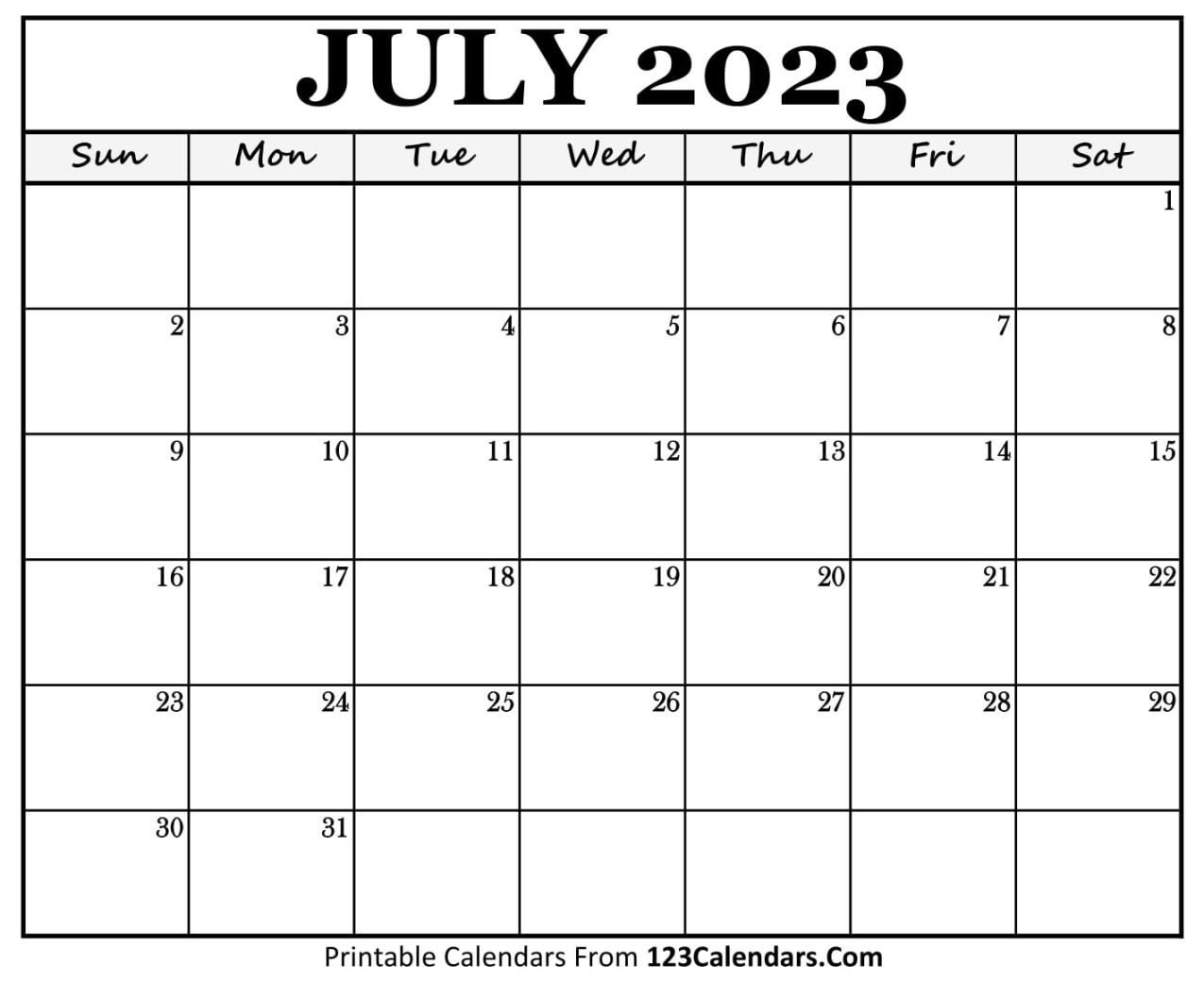 July Free Printable Calendar Good Calendar Idea July Free Printable Calendar Good Calendar Idea